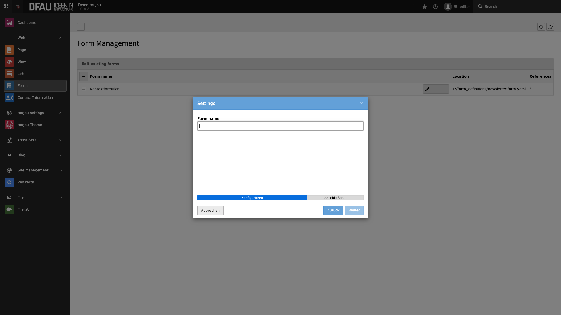 TYPO3 v10 LTS: All important updates for toujou and TYPO3 editors